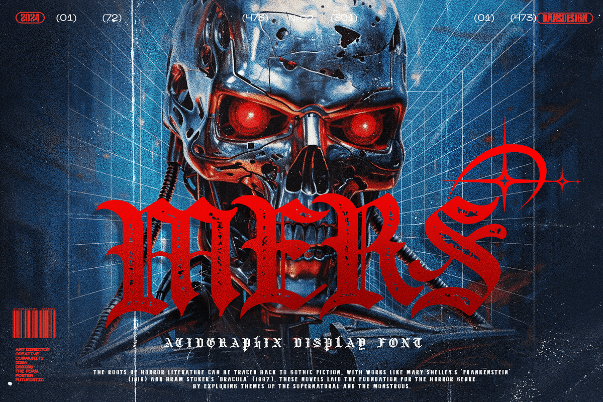 Mers Font - Miamosaic - Medium