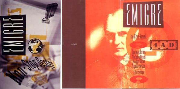 In conversation with Emigre. Questions: Sarah Dougher and Joshua… | by ...