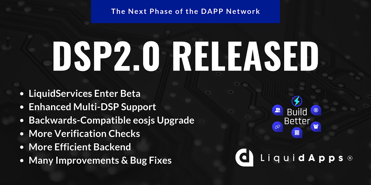DSP(디앱 서비스 공급자) 2.0. 이제 DAPP 네트워크가 리퀴드 서비스 베타, 향상된 다중 DSP… | by CREAM ...