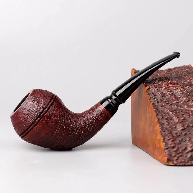 Handmade Straight Stem Deep Sandblasted Pipe | by XIAOXIONGfdj | Medium