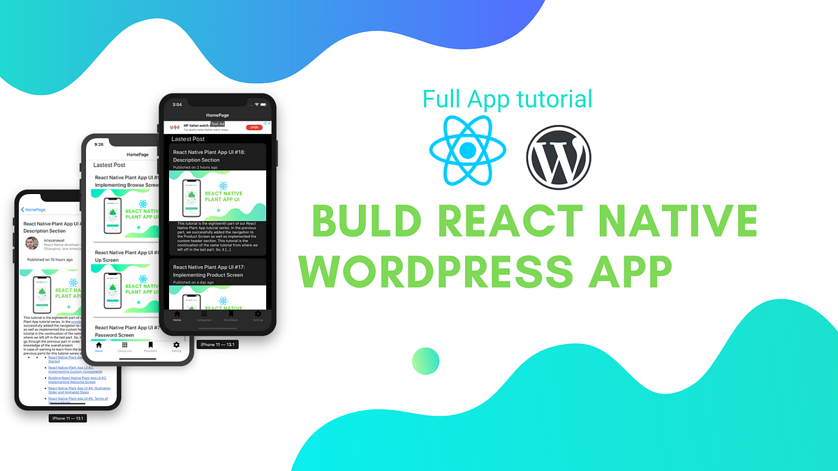 Build WordPress Client App with React Native #21 : Admob | by Krissanawat Kaewsanmuang | React ...