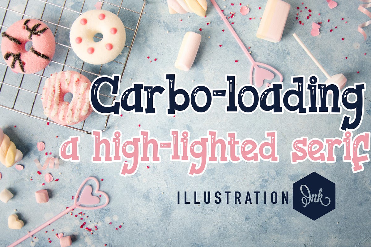 Carbo-loading Font - Byteballadeer - Medium