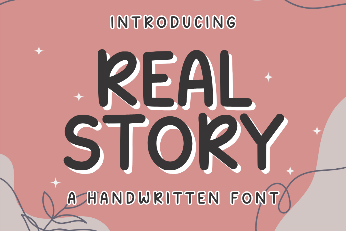 Real Story Font - Lilyluminary - Medium