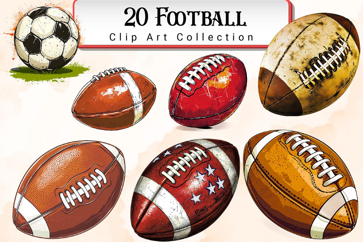 Football Clipart Bundle | by Codechrysalis | Jul, 2024 | Medium