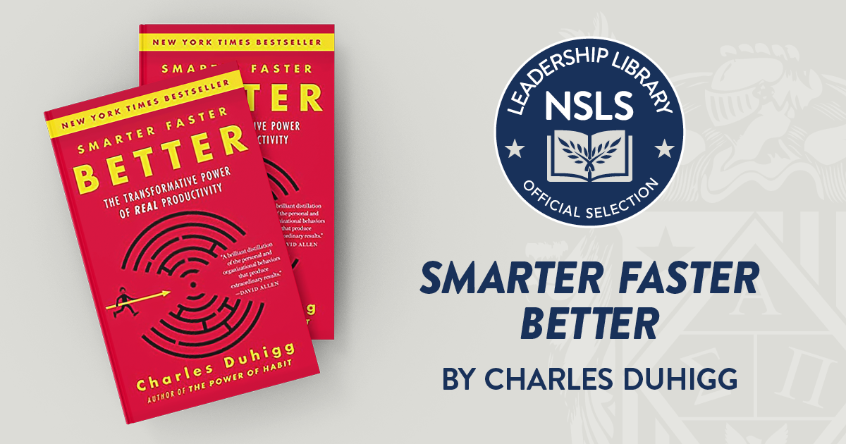 Leadership Library Selection: Smarter Faster Better by Charles Duhigg ...