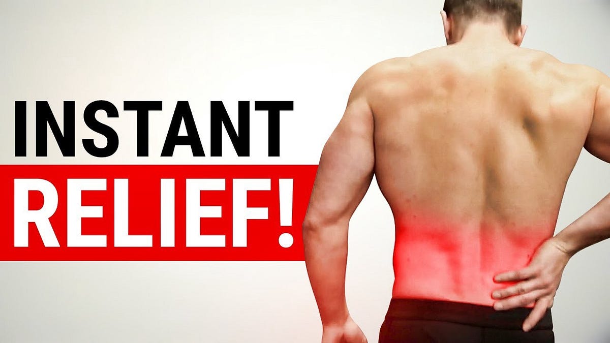 How to Fix “Low Back” Pain (INSTANTLY!) | by Spine Health - Treatments ...