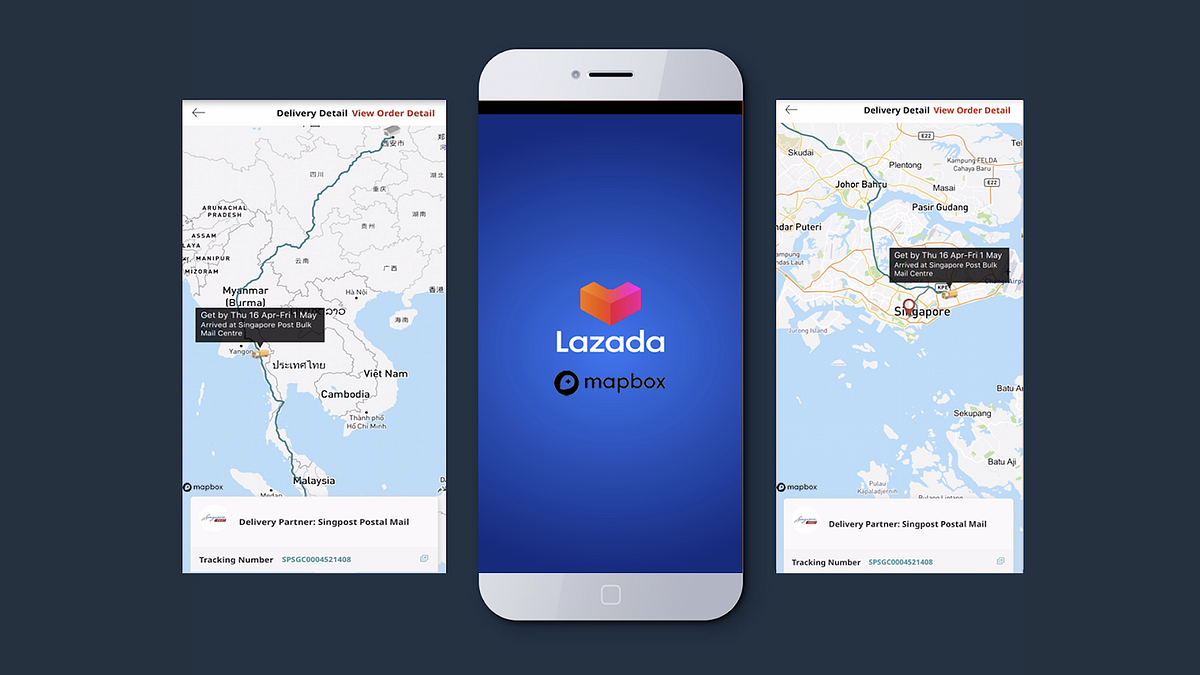 Lazada Big Brands Sale 2020: Track your packages on the map | by Mapbox ...