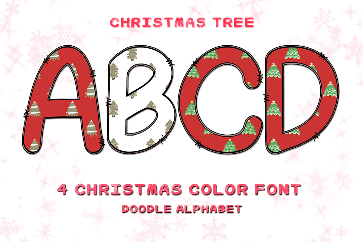 Christmas Tree Font | by Echoenigma | May, 2024 | Medium