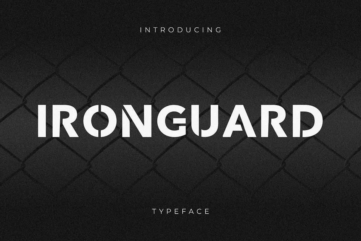 Ironguard Font - Solarasculpt - Medium