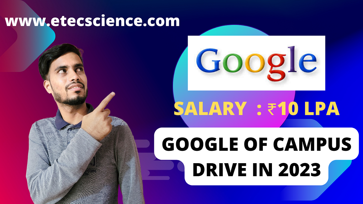 Google Recruitment Job drive 2023 Apply Now | by Etecscience | Aug ...