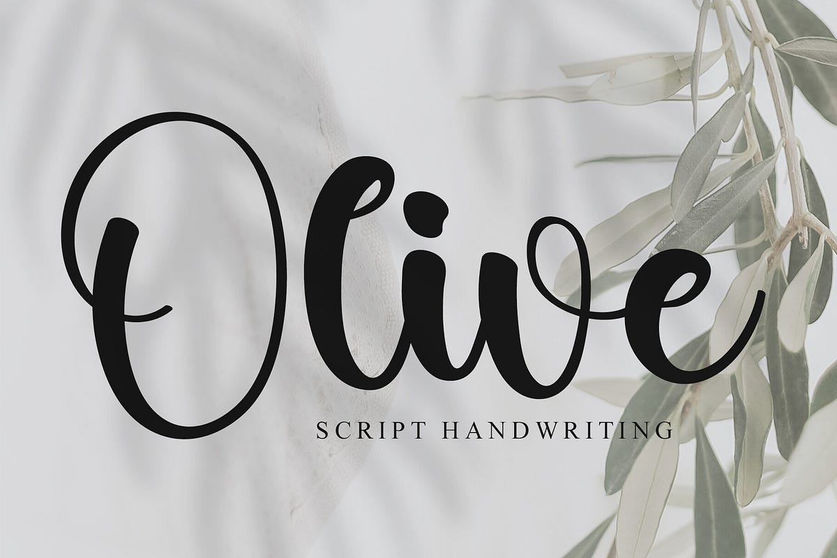 Olive Font - Cybercosmos - Medium