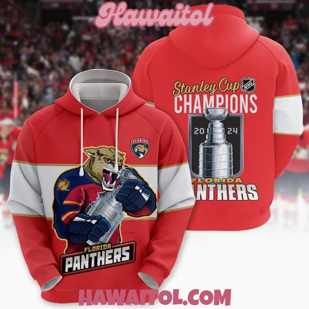 Florida Panthers 2024 Stanley Cup Champions Go Panthers Team Hoodie ...