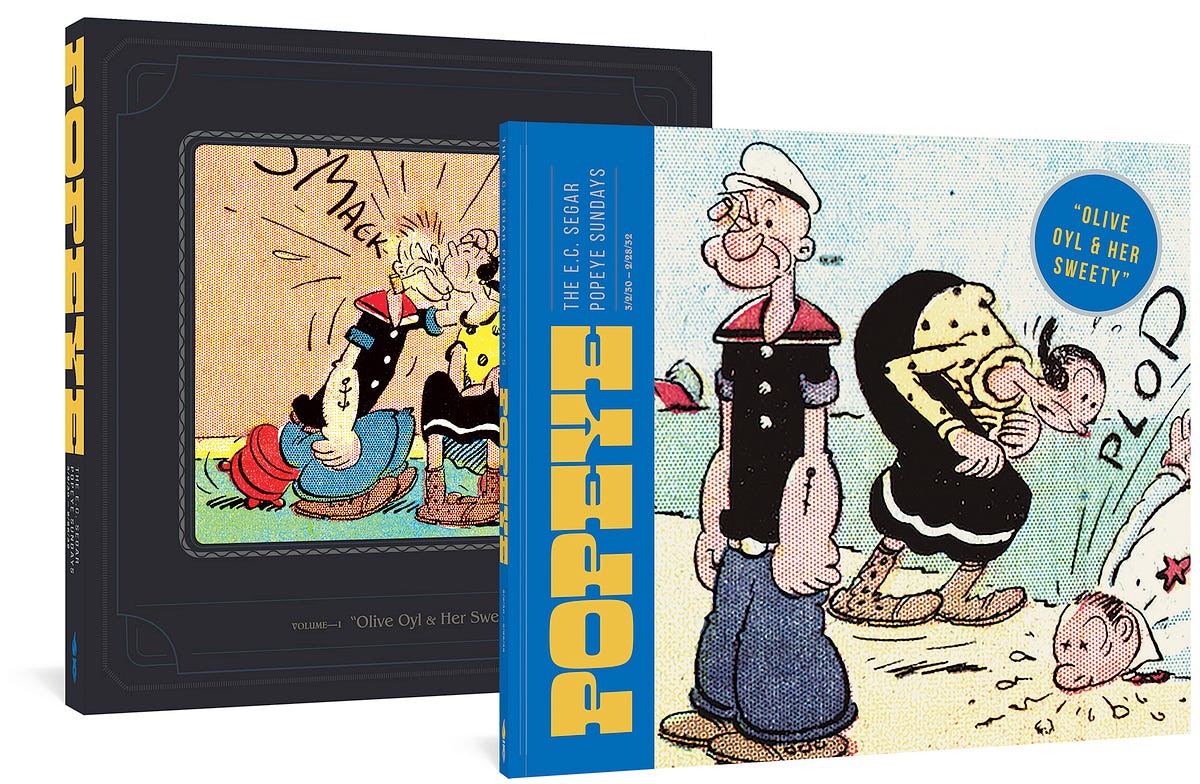 Book Reveiw Popeye Volume 1 Olive Oyl & Her Sweety The E. C. Segar ...