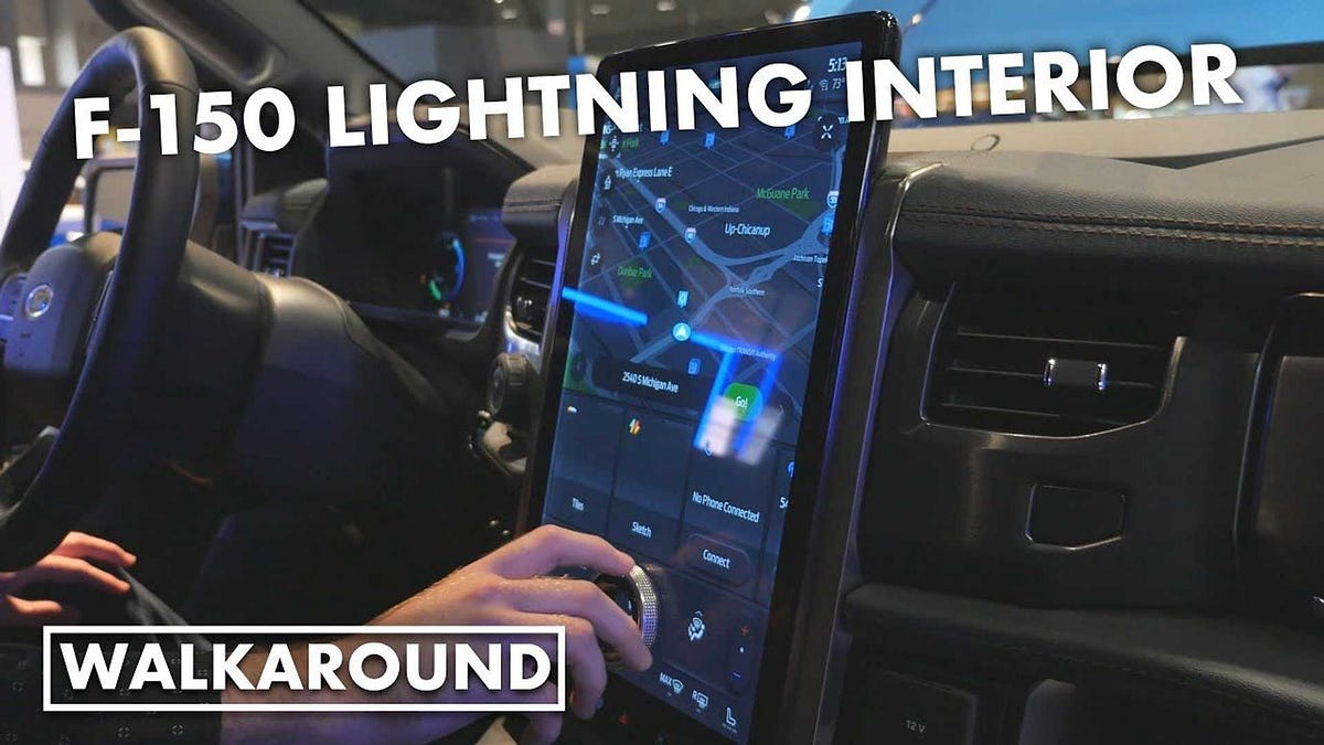 Ford F-150 Lightning Has Video Game Capability On Touch Screen | by kay ...