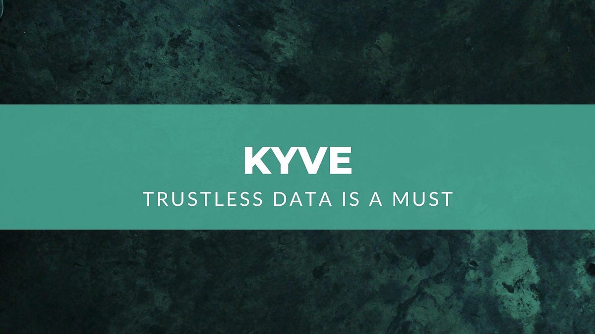 KYVE — new step to reliable data. My addr… | by xThuglife | Medium