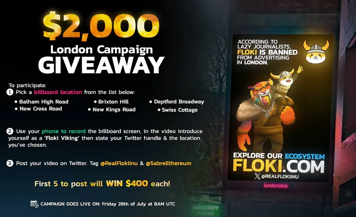 A FLOKI RETORNA A LONDRES COM UMA CAMPANHA DE MARKETING AGRESSIVA | by ...