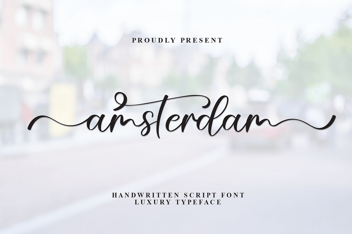Amsterdam Font - Mindmason - Medium
