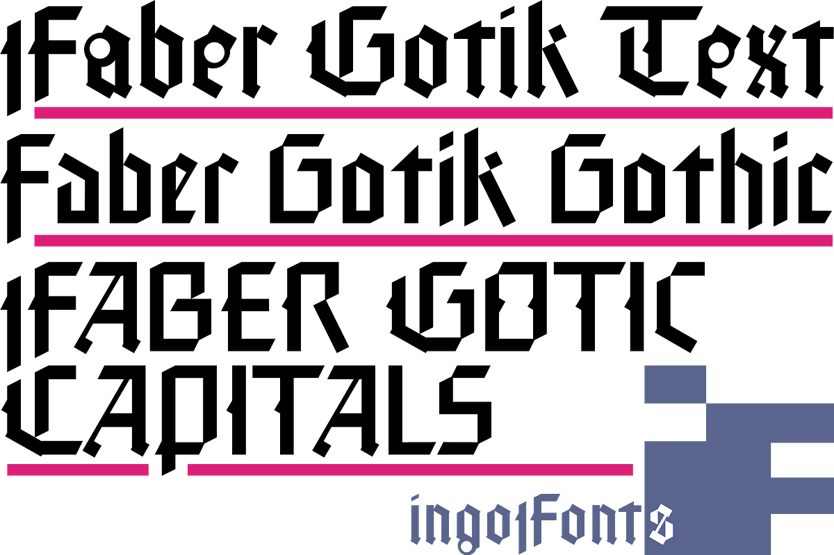 Faber Gotik Font OTF | by Isabellaink | Apr, 2024 | Medium