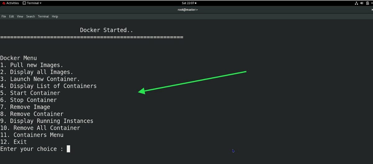 How to run python code on Docker. Press one to start Docker this will ...