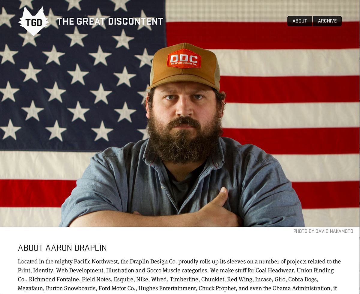 thegreatdiscontent.com :Designed by Ryan and Tina Essmaker | by Geoff ...
