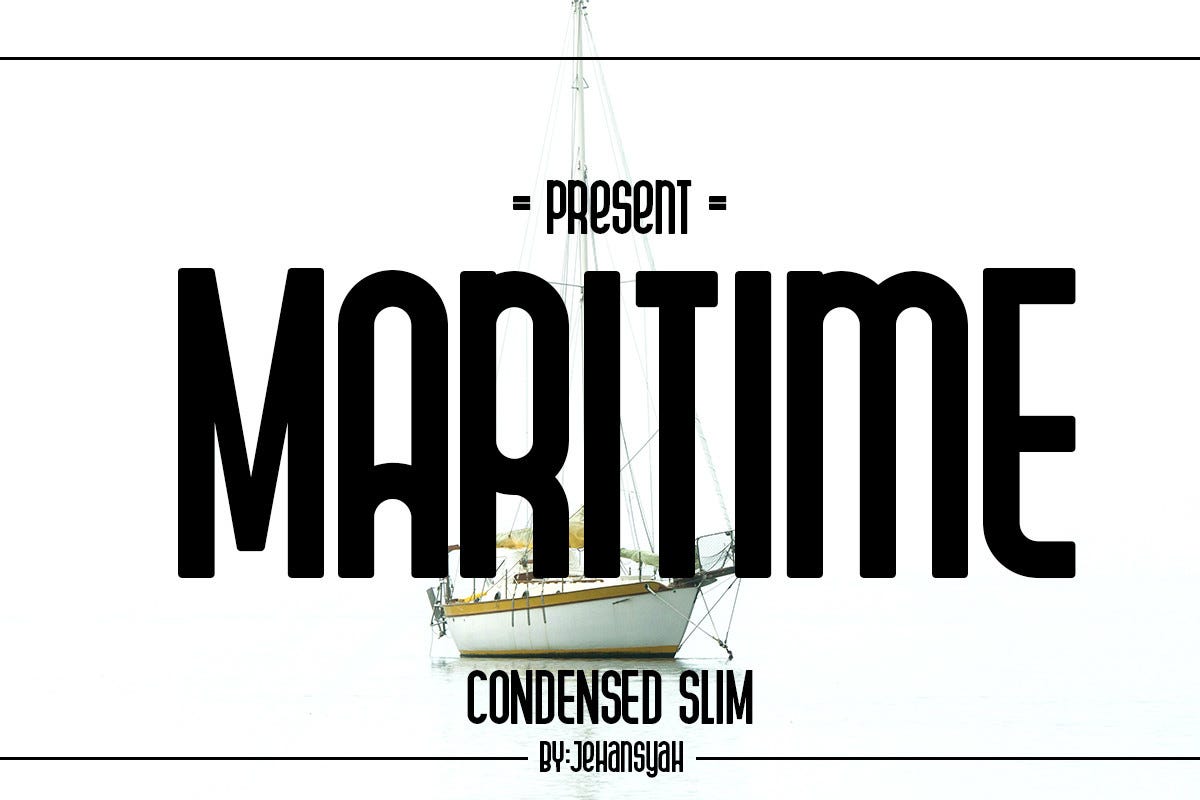 Maritime Font - Mockupartisan - Medium