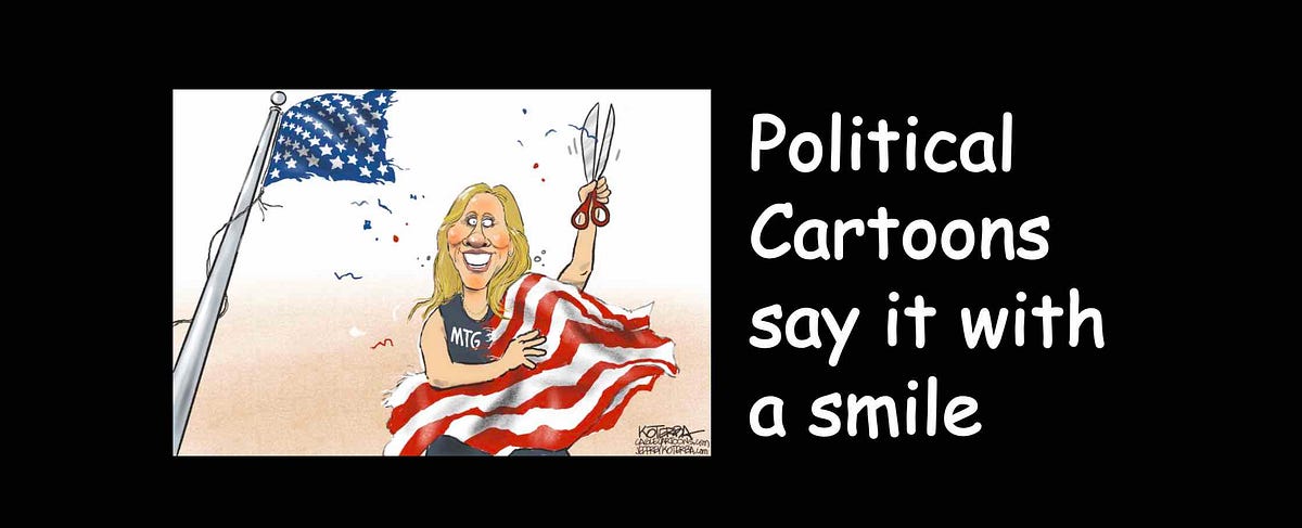 Political Cartoons say it with a smile | by DemLabs | Medium