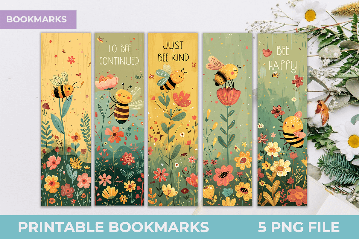 Bee Bookmarks, Printable Bookmark Free | by Subsequent | Sep, 2024 | Medium
