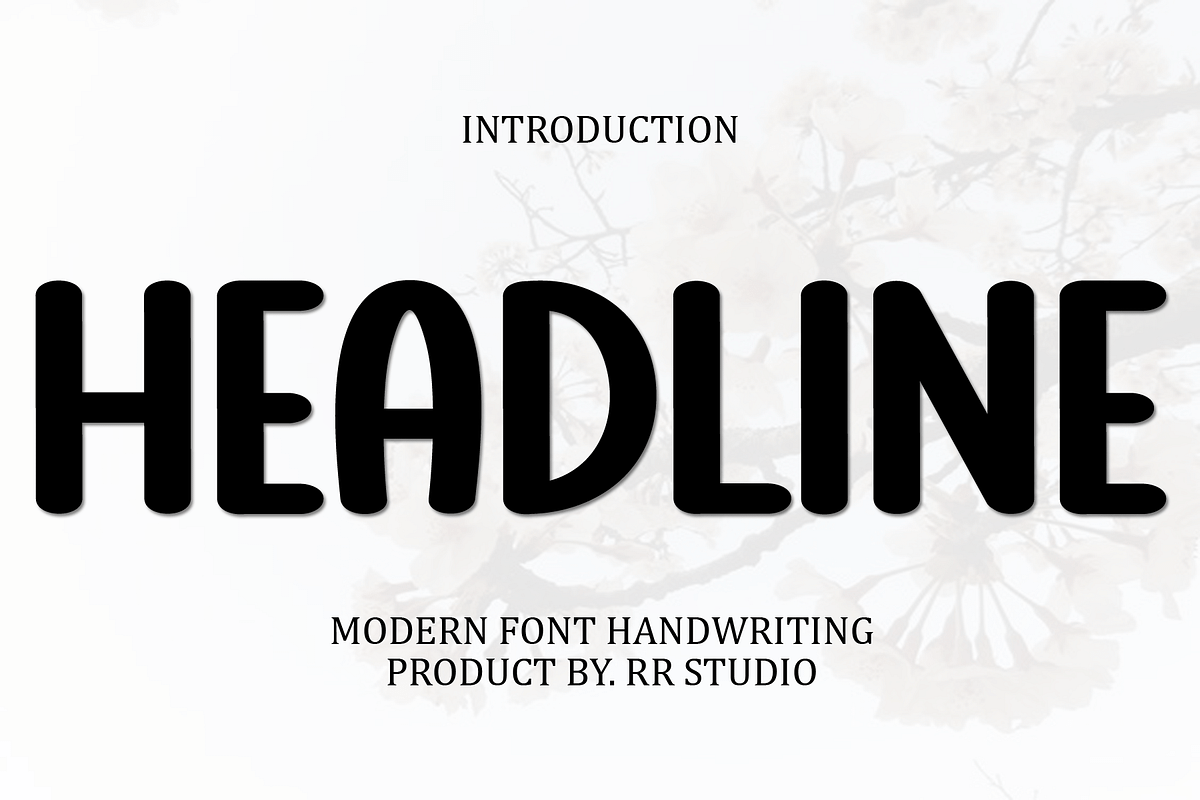 Headline Font - Chloecipher - Medium