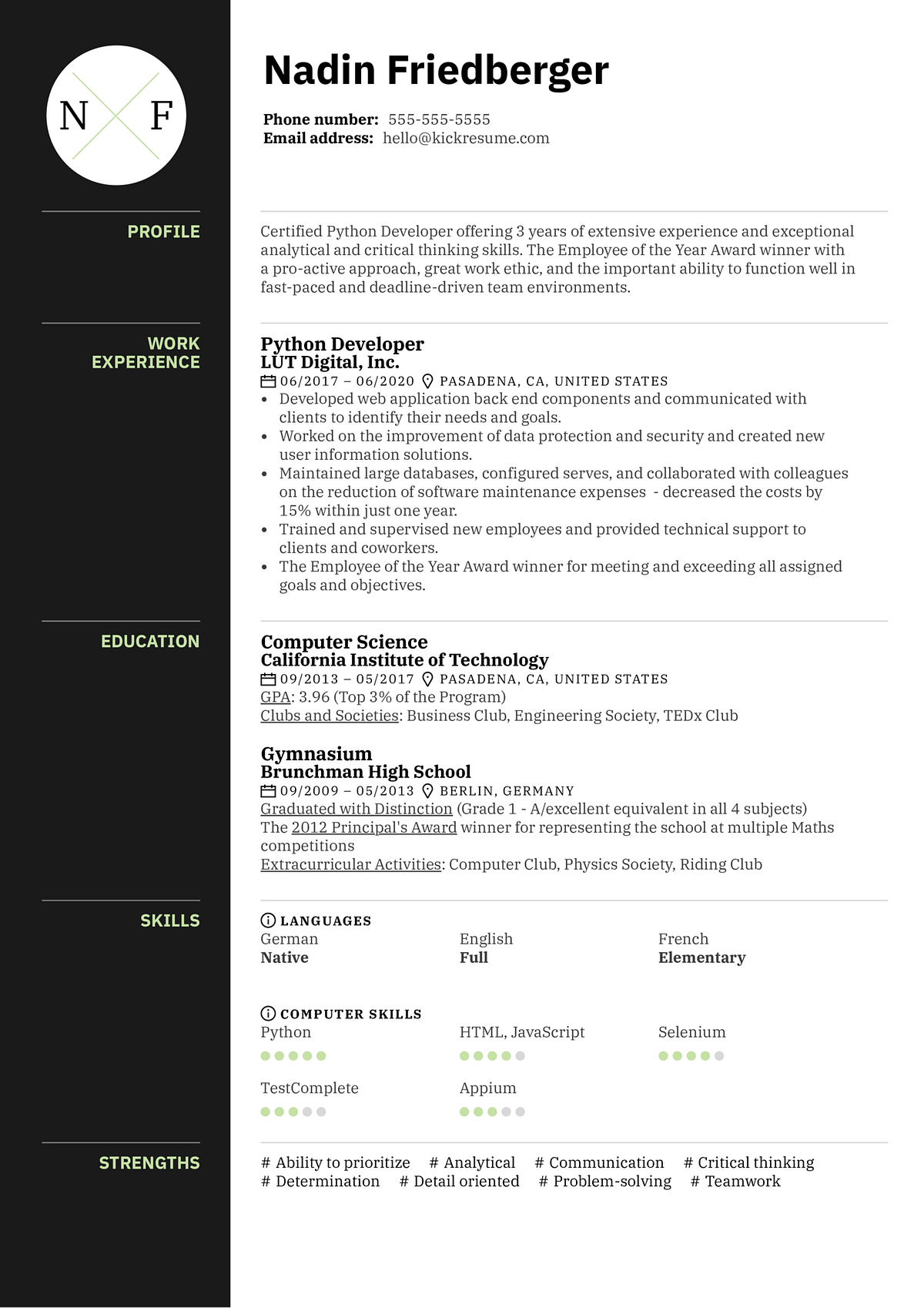 How to create the perfect Python Resume — Let your resume speak! | by ...
