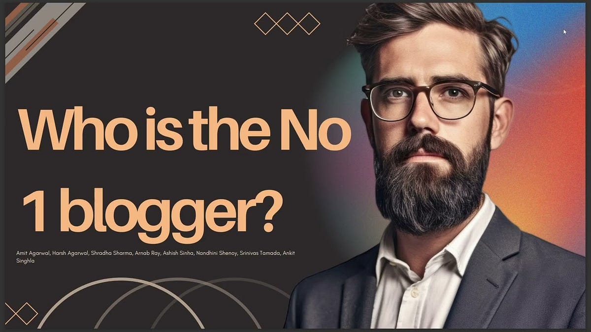 Who Is No 1 Blogger? | by Audreystover | Oct, 2024 | Medium