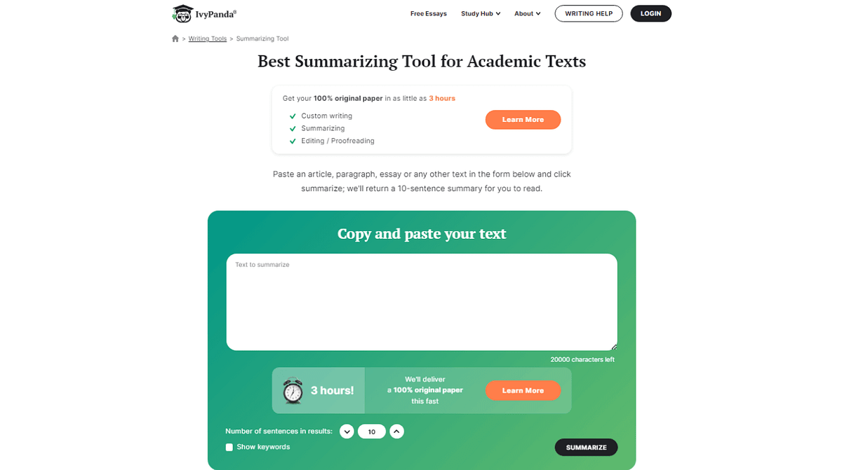 10 Best Text Summarizing Tools For Academic Writing | by SaaS Pro ...