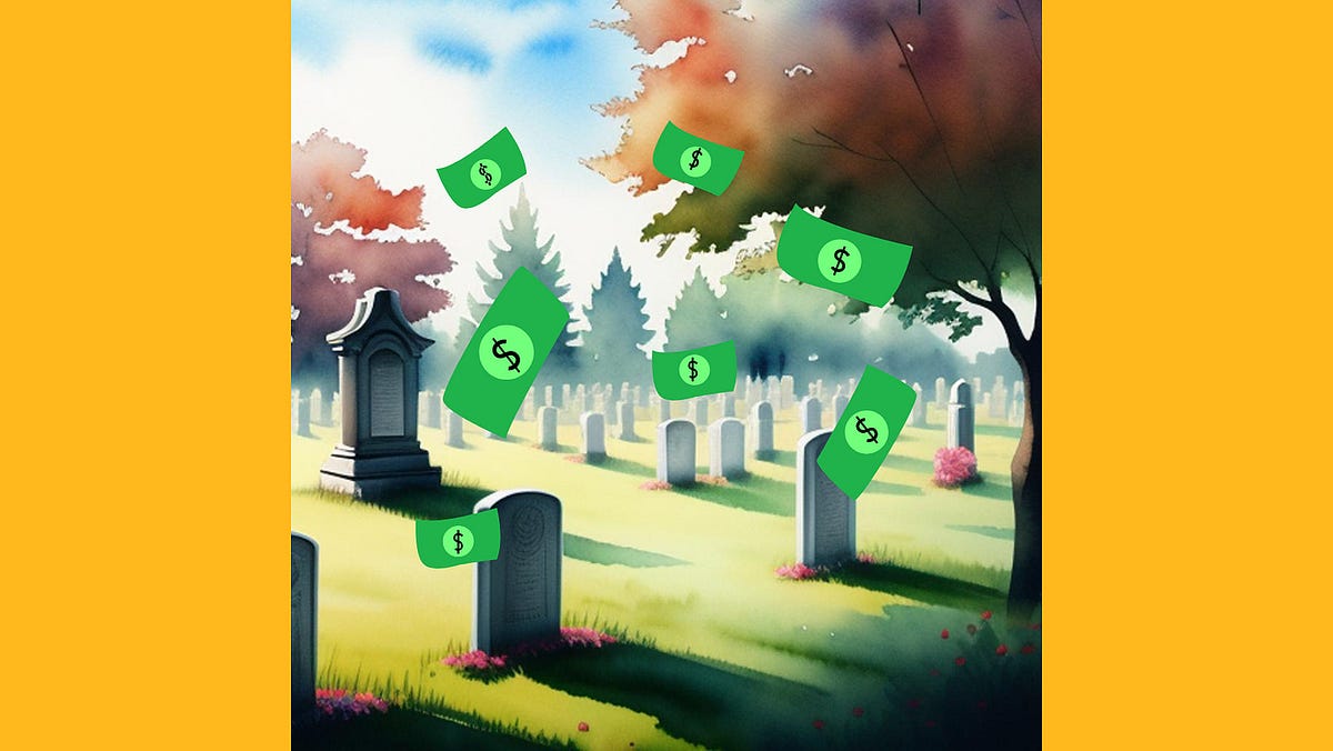 The business model of cemeteries. The original subscription model ...