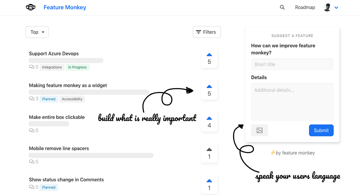 Looking for an alternative to Uservoice to collect feedback? Feature ...