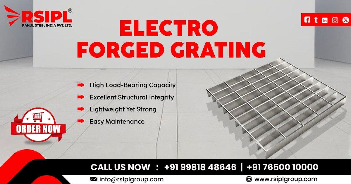 Electroforged Gratings in Maharashtra | by Rahul Steel India Pvt. Ltd. | May, 2025 | Medium