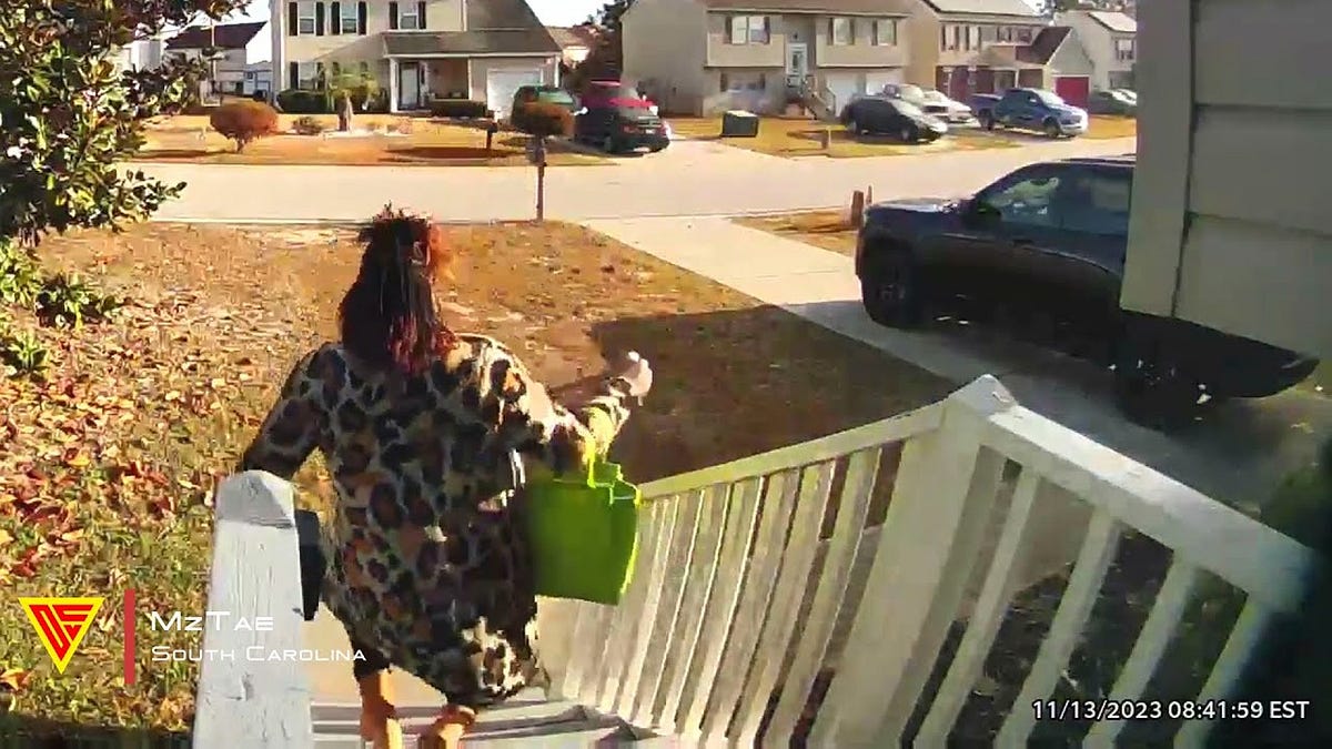 Woman Falling Down Steps Caught on Ring Camera | Doorbell Camera Video ...