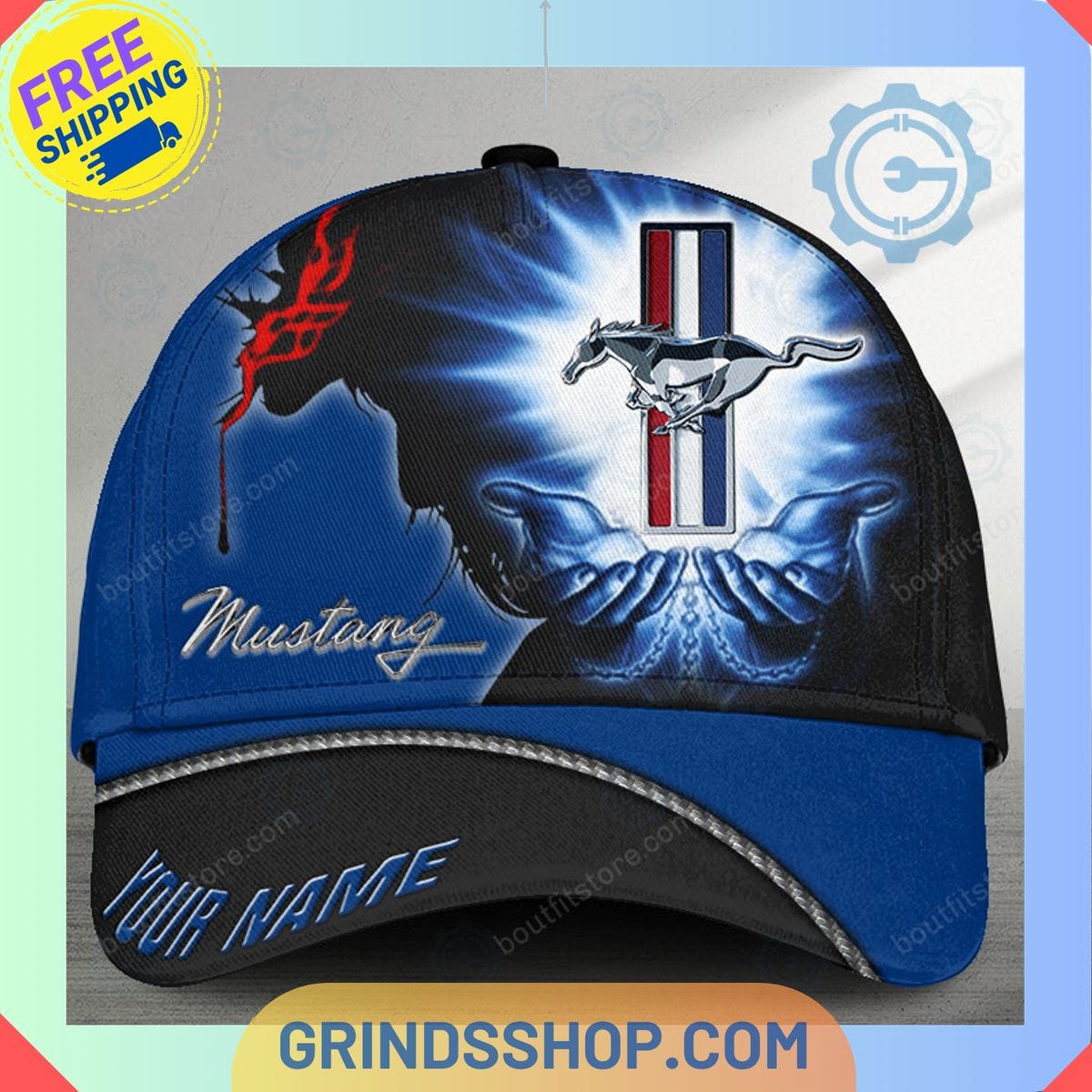 FORD-MUSTANG PERSONALIZED CLASSIC CAP | by Ileouaraso | Apr, 2024 | Medium