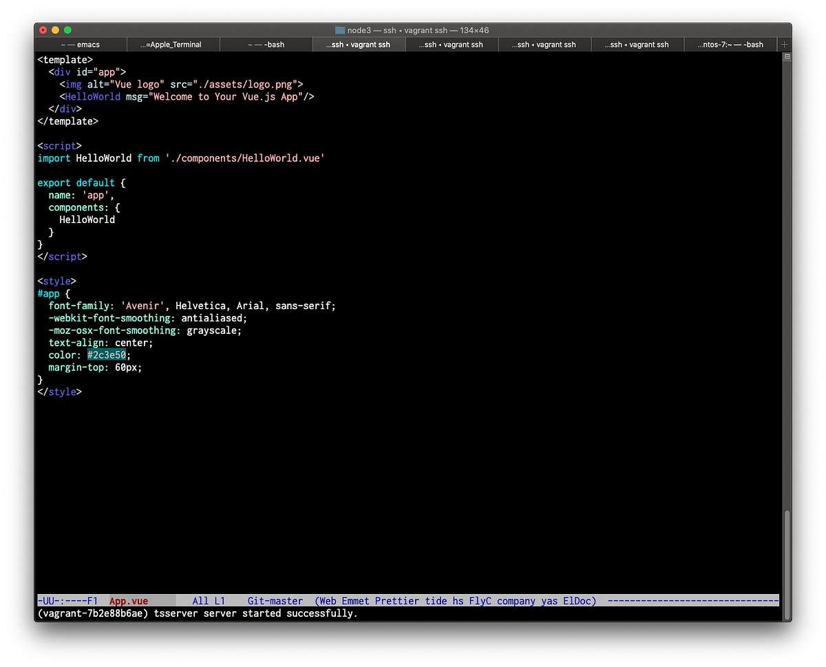 [Emacs-28] 用 Emacs 來寫 Vue.js 實戰篇. 前面 介紹了用 Emacs 寫 Vue.js… | by Jerry Hsieh | Medium