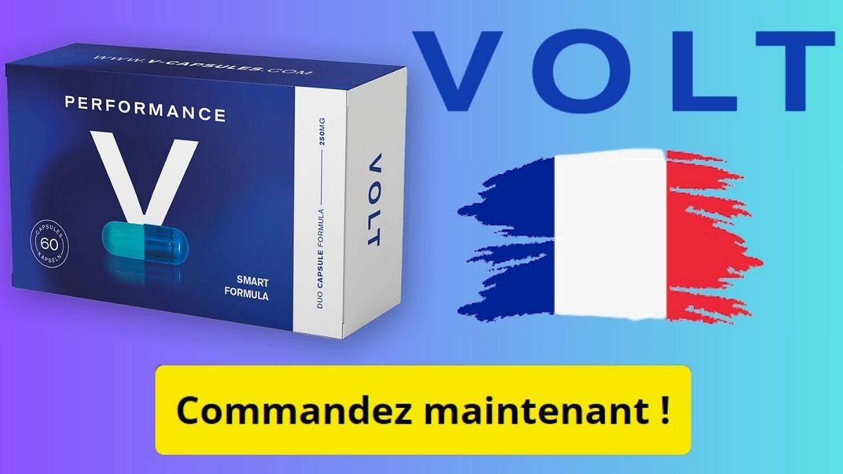 Volt Male Enhancement Capsules France (FR) Avis 2024 : Ces capsules ...