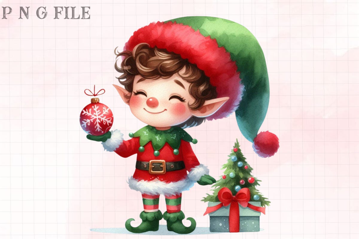 Christmas Elf Boy Clipart PNG Free | by Lyrawhisperwind | Aug, 2024 ...