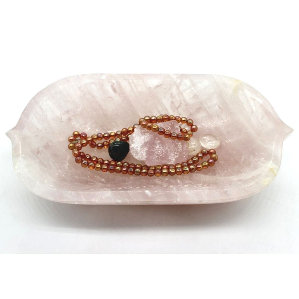 Rose Quartz Oval Bowl for Home Decor | by Jain expo | Medium