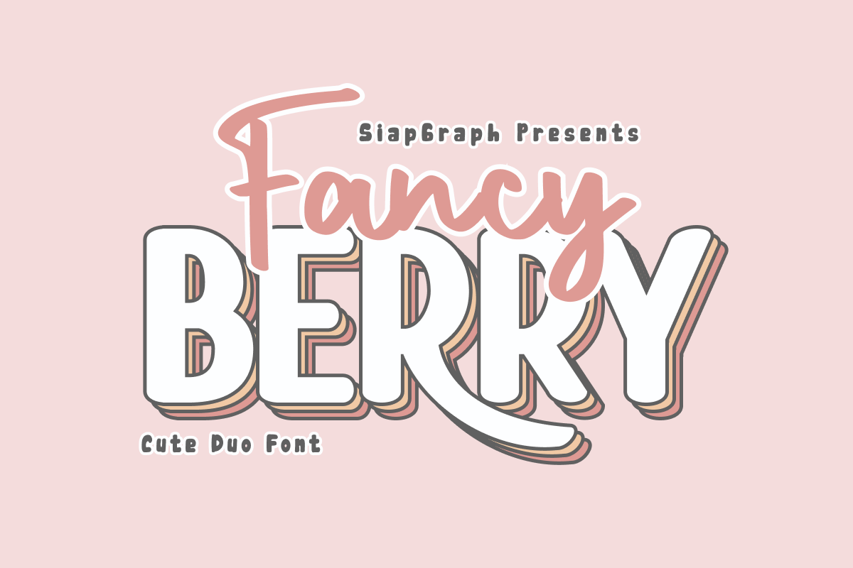 Fancy Berry Duo Font | by Arttechtom | Jul, 2024 | Medium