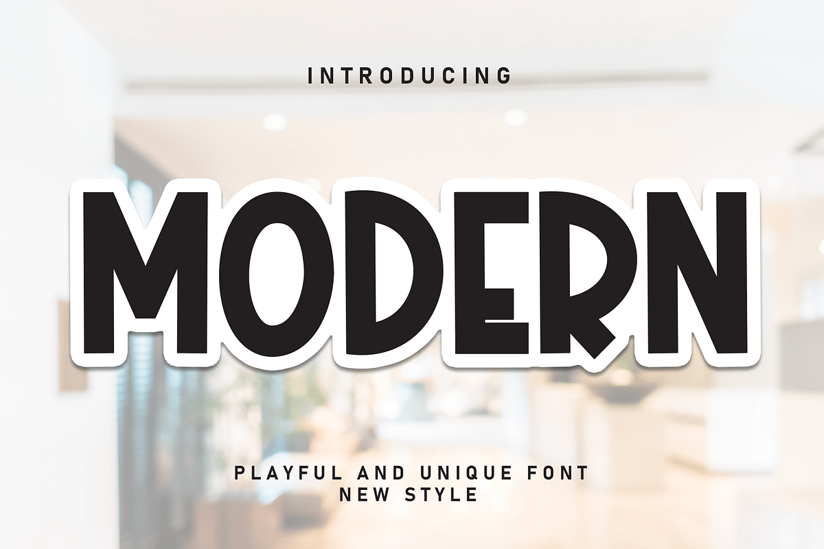 Modern Font - Holohaven - Medium