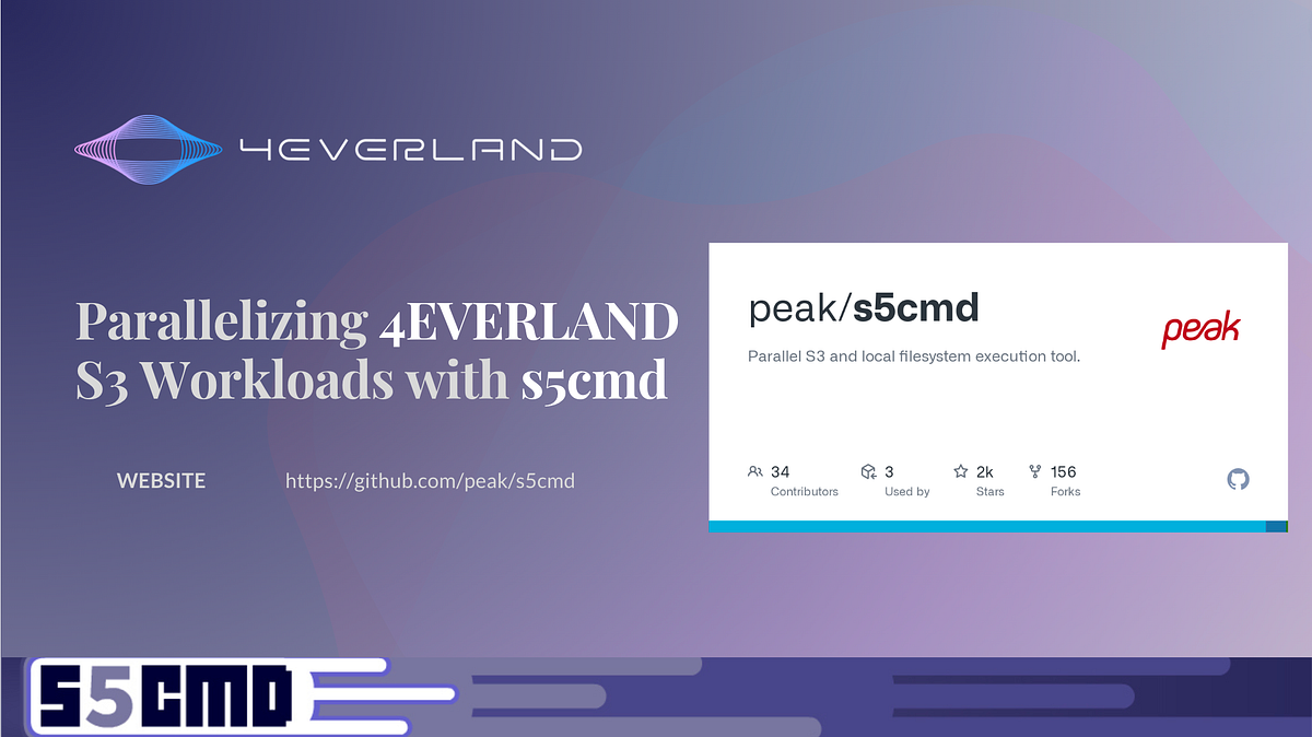 Parallelizing 4EVERLAND S3 Workloads with s5cmd | by 4EVERLAND | 4EVERLAND | May, 2023 | Medium