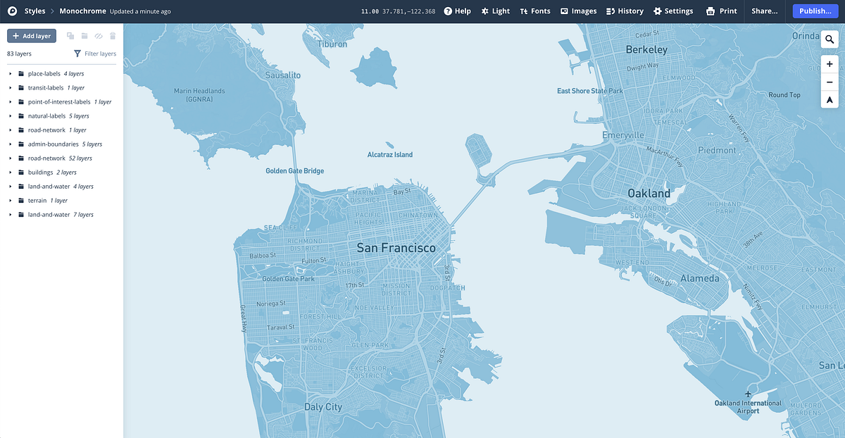 Streamlined style editing. New workflows in Mapbox Studio for… | by ...