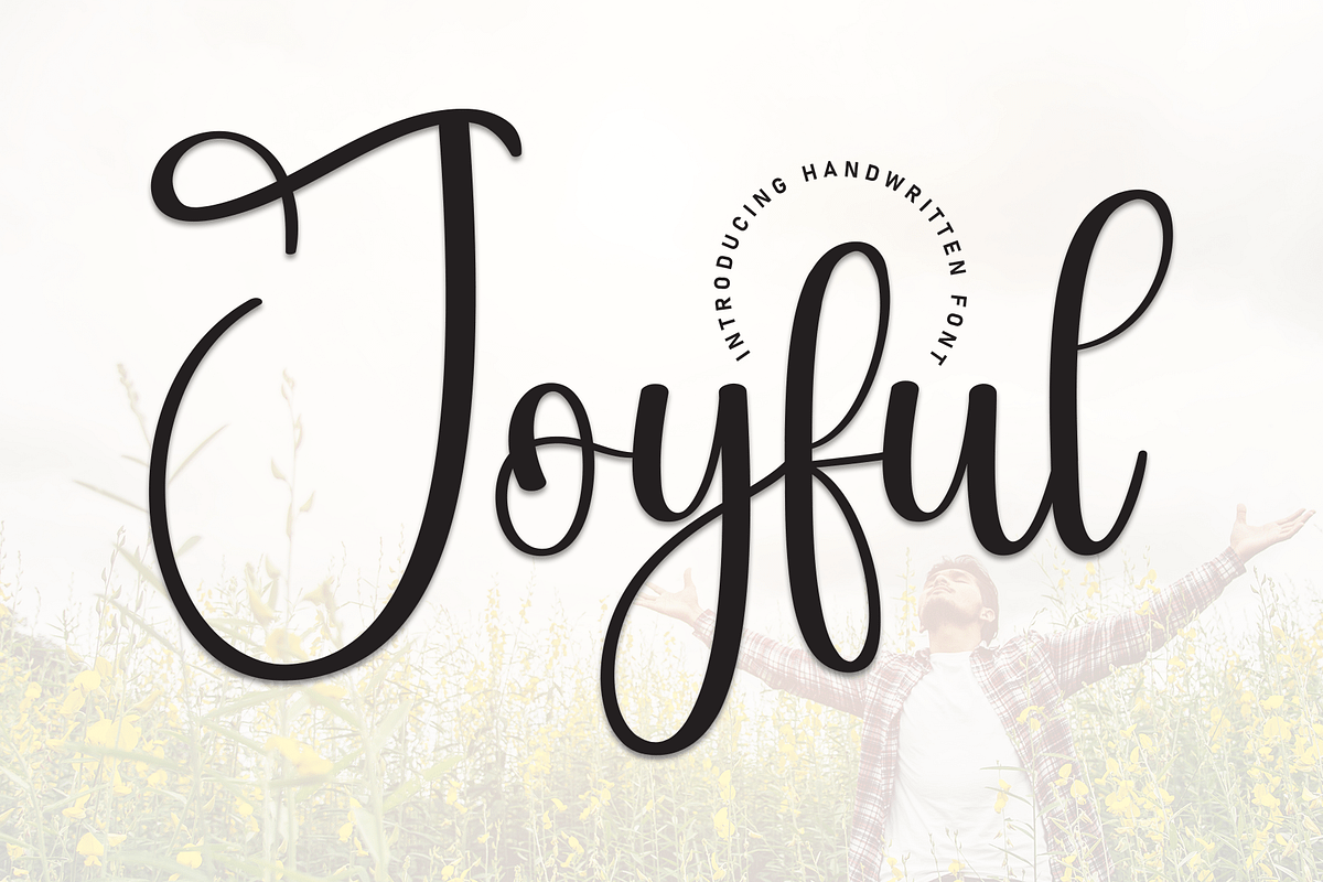 Joyful Font - Lyraluminescent - Medium