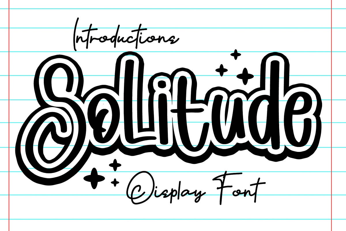 Solitude Font Free - Synapsesurfer - Medium