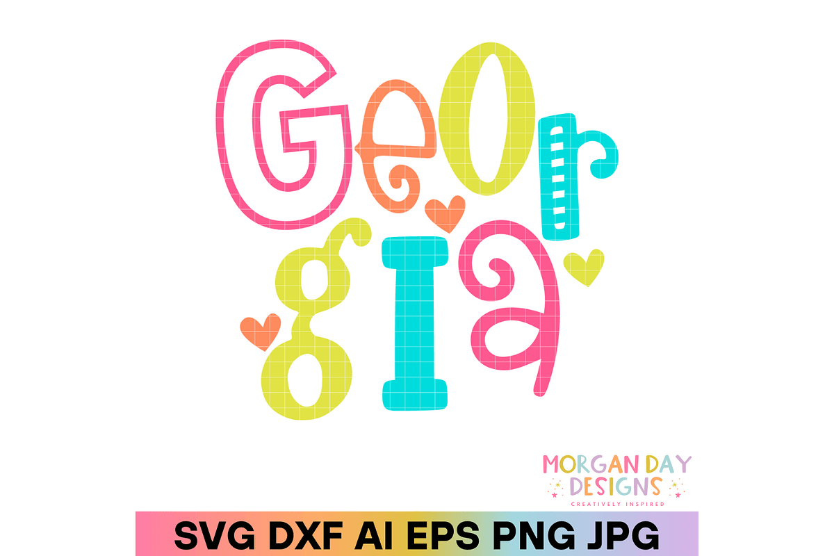 Colorful Georgia State SVG Design Free | by Mehudekjuj | Nov, 2024 | Medium