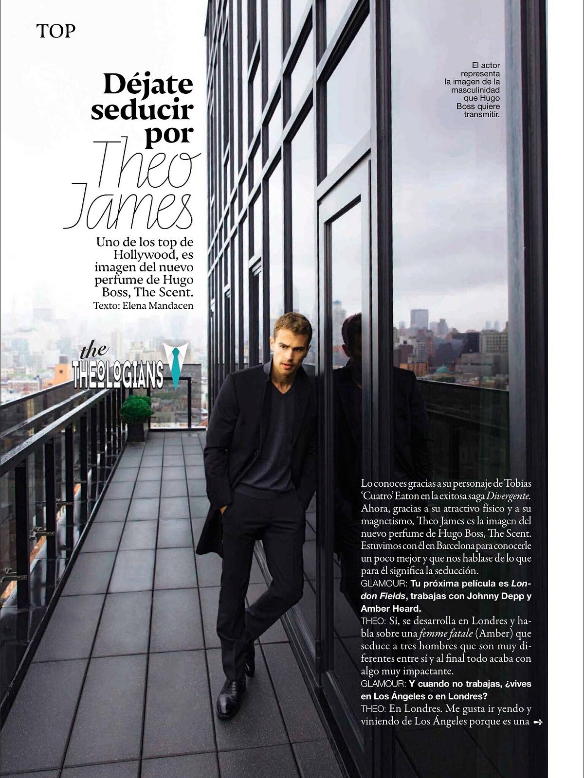 HQ SCANS: Theo James for Glamour Spain (October 2015 Issue) | by ...