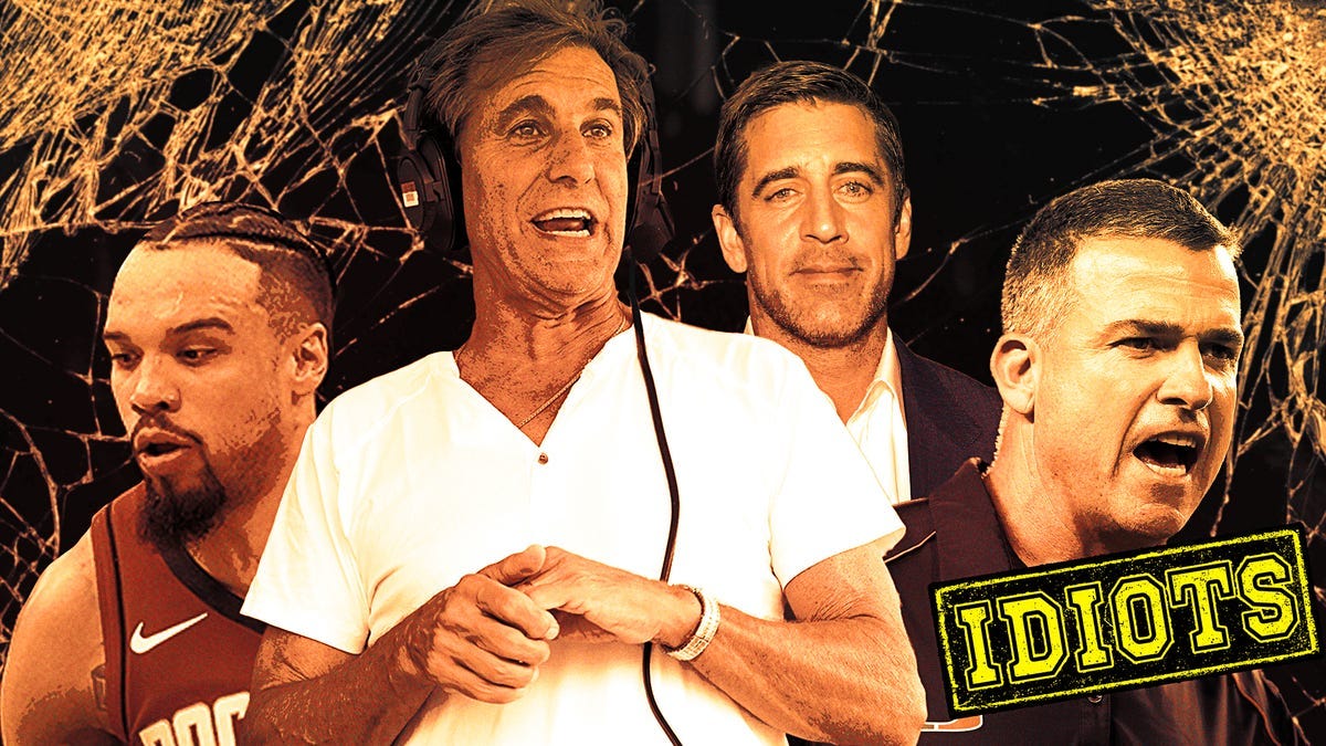 Aaron Rodgers, Dillon Brooks, Chris Russo: IDIOT OF THE MONTH | by ...