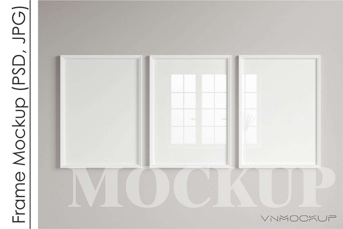 Three Vertical Frames Mockup Free | by Sparkspectrum | Sep, 2024 | Medium